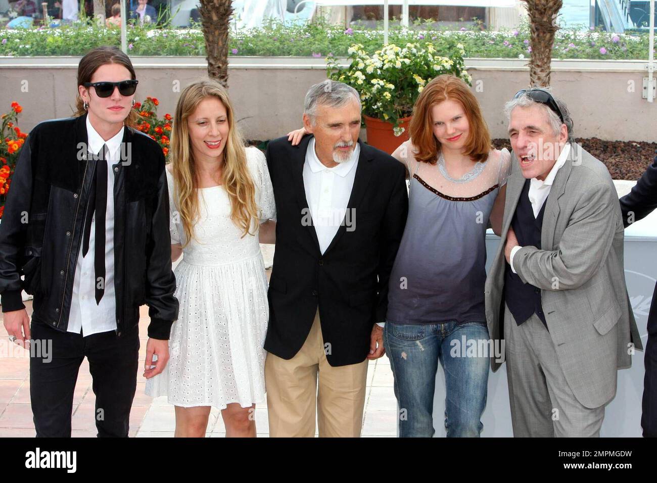 Jamie Burke, Dennis Hopper, Shanyn Leigh and Abel Ferrara attend the ...