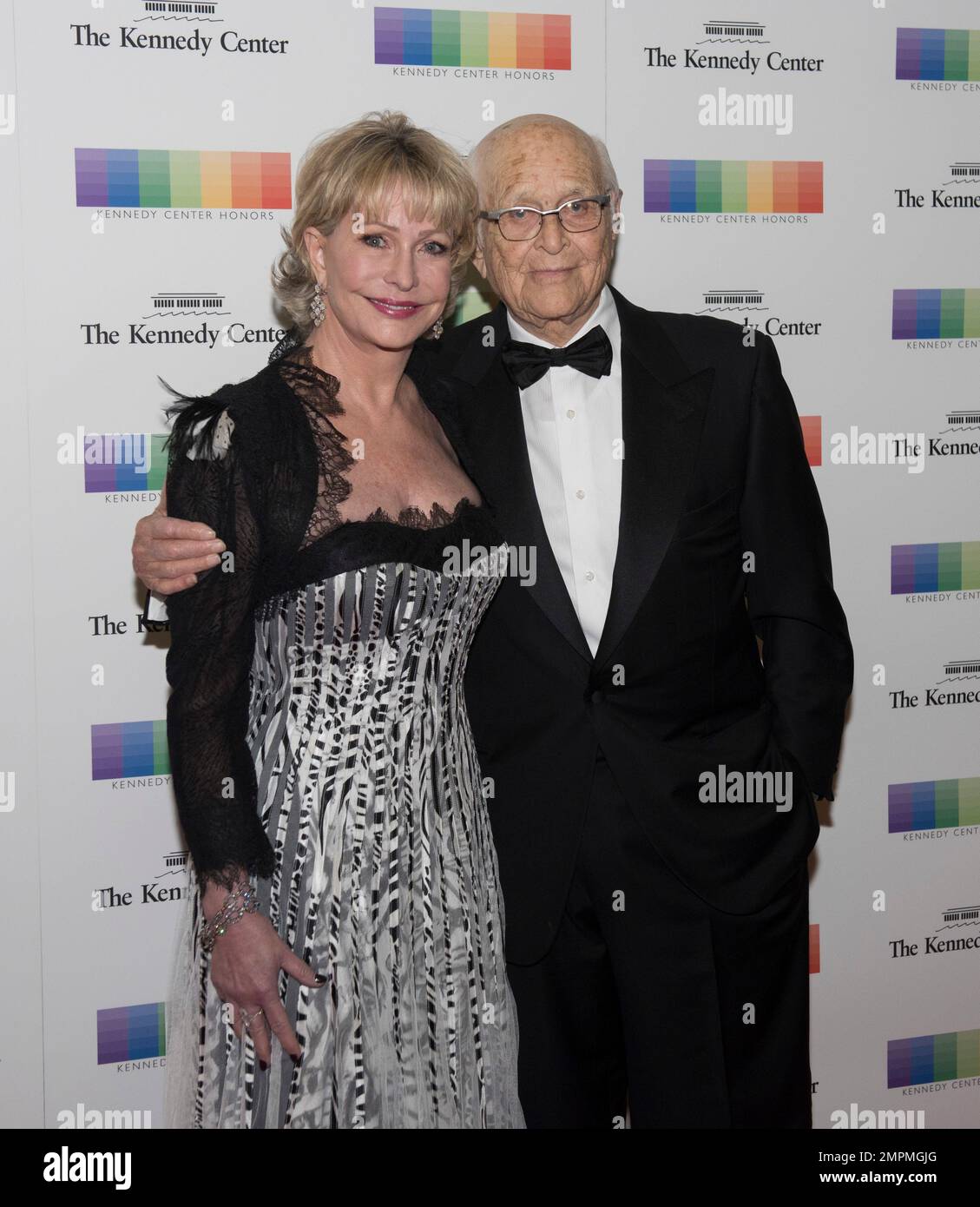 Kennedy Center Honoree Norman Lear, right, and his wife Lyn Lear arrive ...