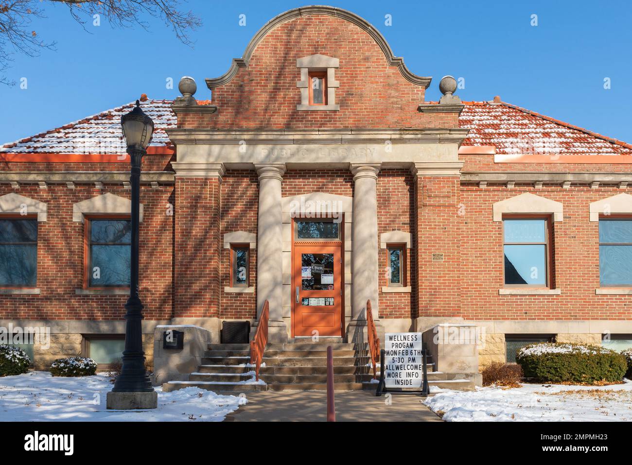 Polo, Illinois - United States - January 24th, 2023: Exterior of the ...