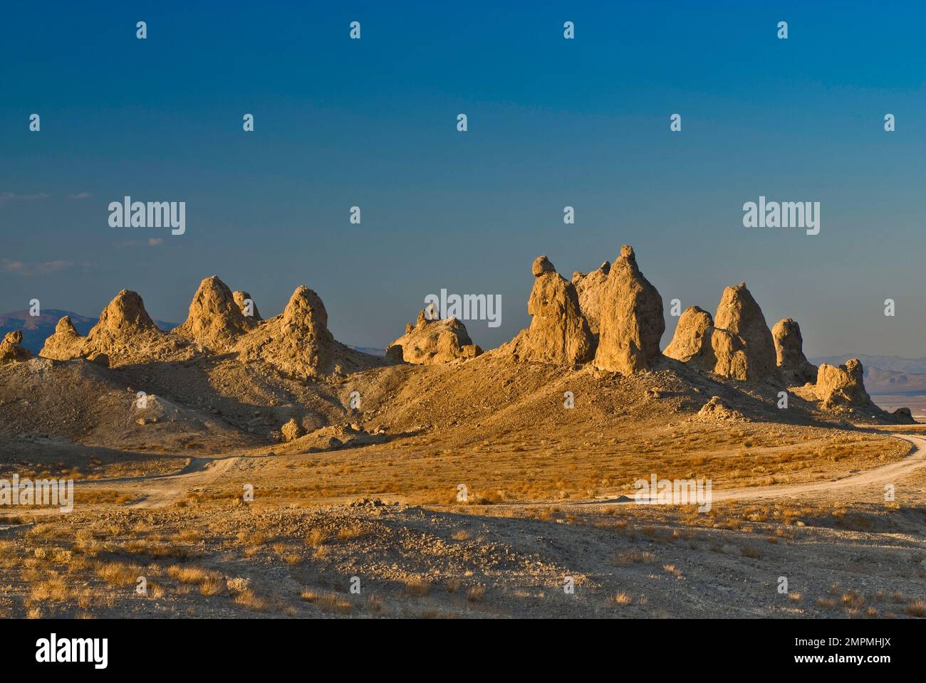 Tufa spires at Trona Pinnacles National Natural Landmark, California ...