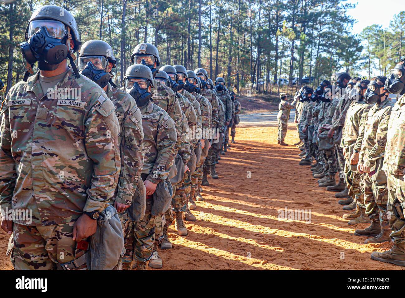 U.S. Army Infantry soldiers-in-training assigned to Alpha Company, 2nd ...