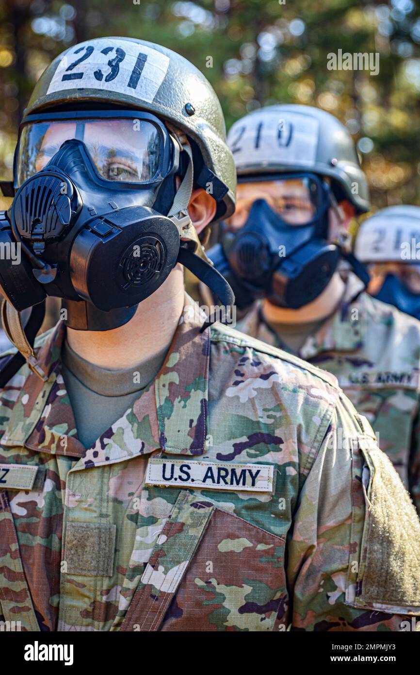 A U.S. Army Infantry soldier-in-training assigned to Alpha Company, 2nd ...