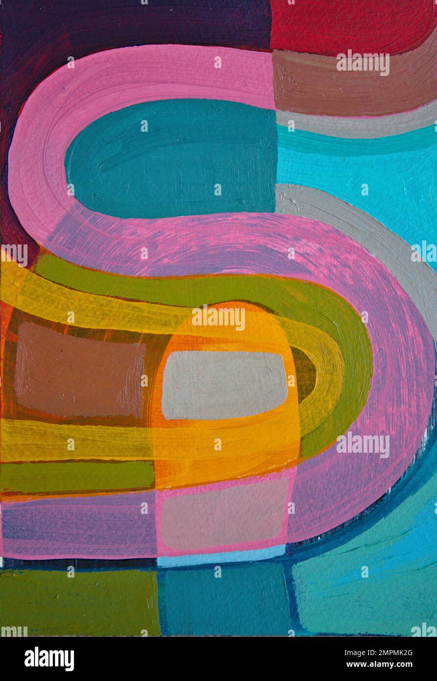 colourful layered abstract art Stock Photo - Alamy