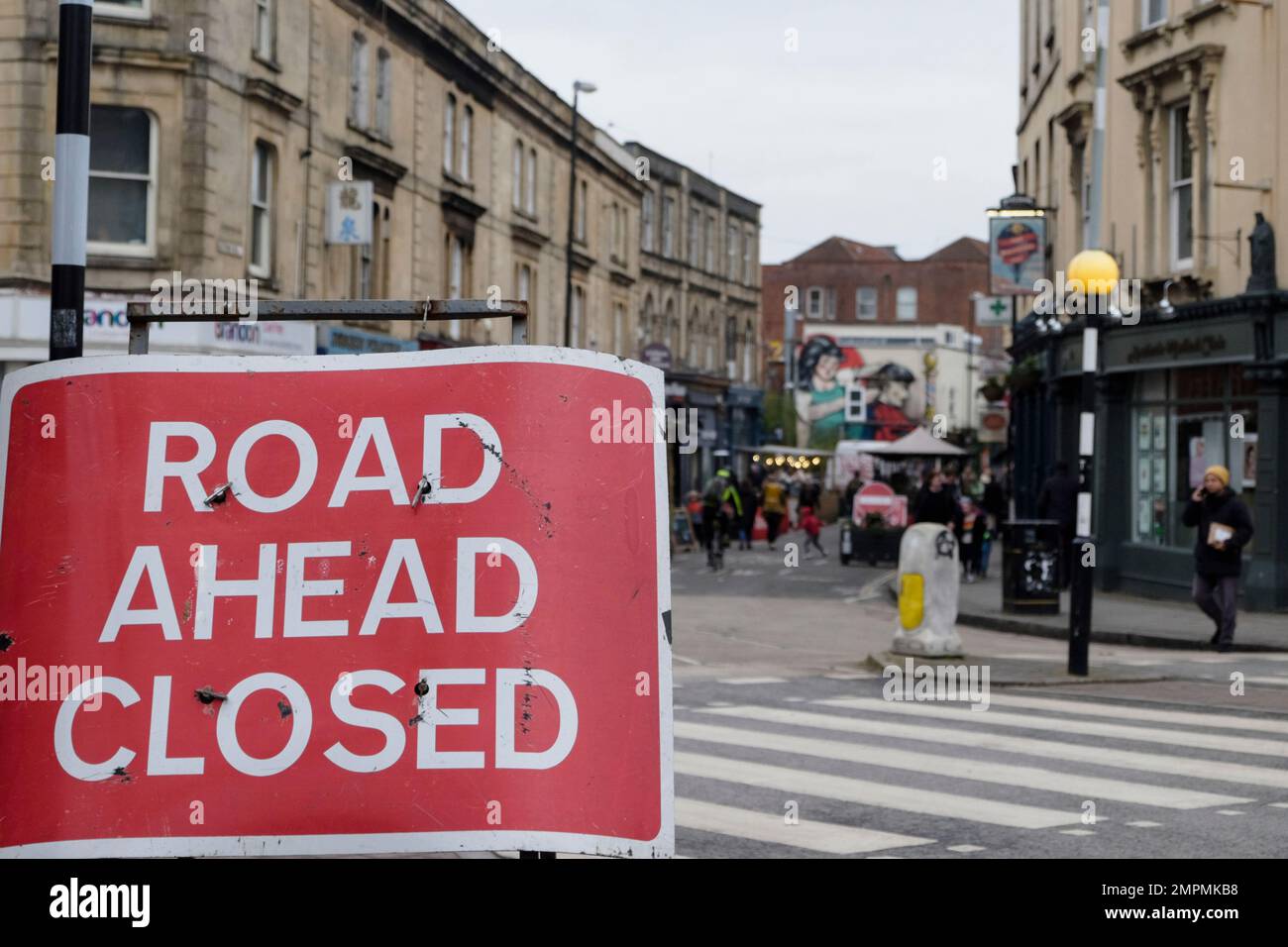 Newly pedestrianised Cotham Hill in Bristol UK Stock Photo - Alamy
