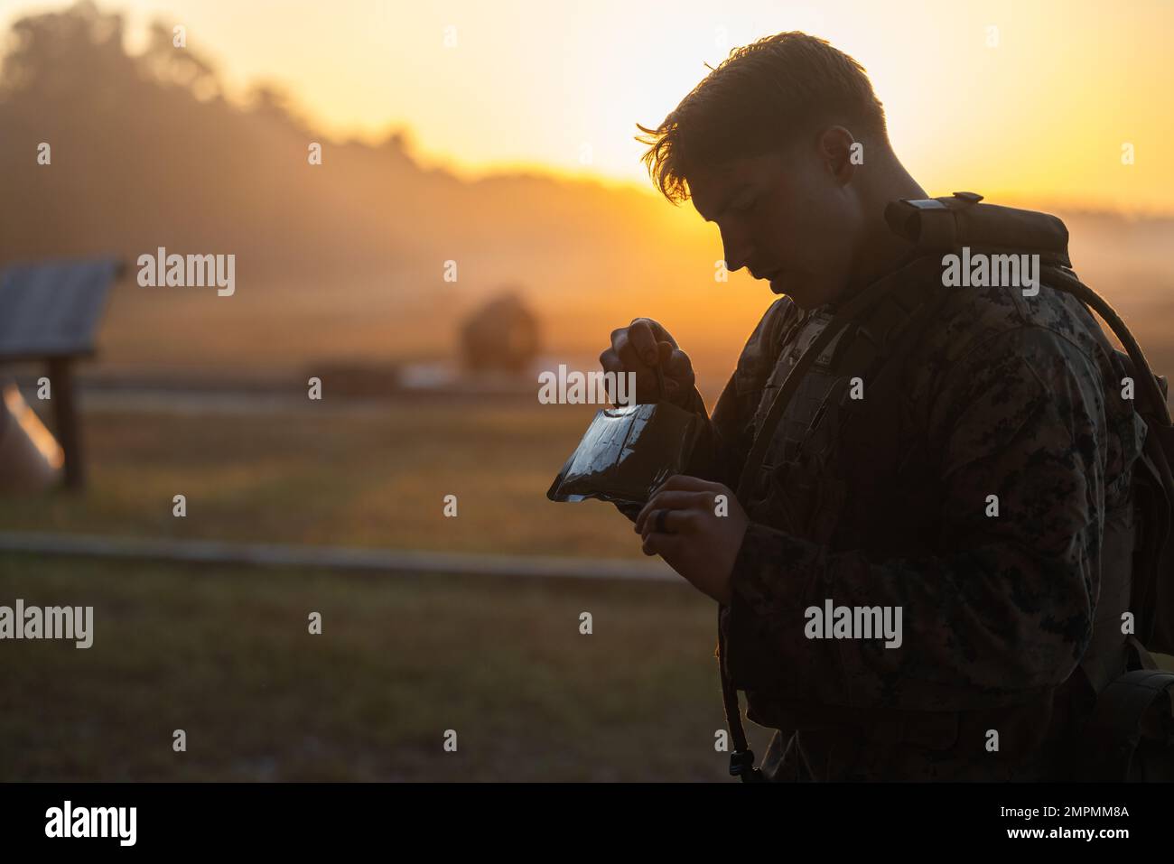 U.S. Marine Corps Cpl. Frank Pandolfi, motor vehicle operator, Combat ...