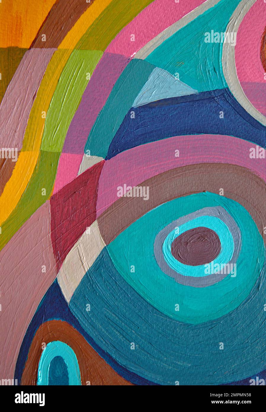 colourful layered abstract art Stock Photo - Alamy