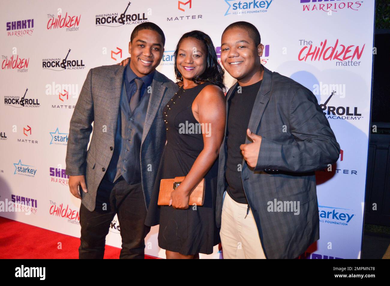 Christopher Massey and Kyle Massey at the Children Matter NGO first ...