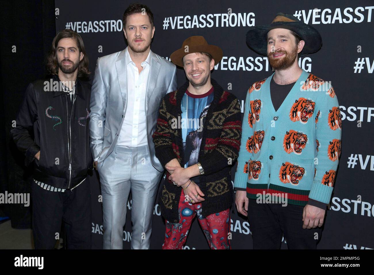 Wayne Sermon, Dan Reynolds, Ben McKee, and Daniel Platzman of Imagine ...