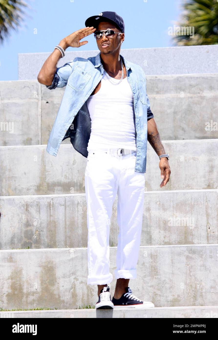 UK rapper Chipmunk films a video for his hit song "Take Off" featuring ...