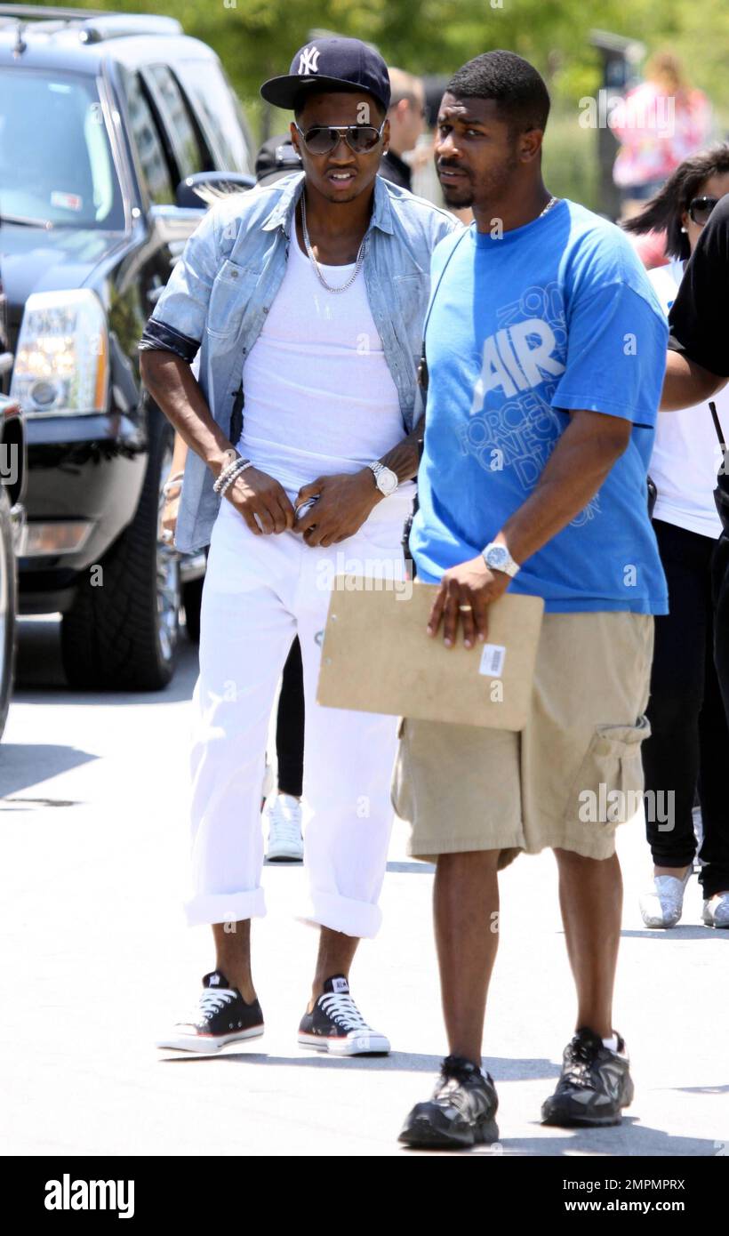 UK rapper Chipmunk films a video for his hit song "Take Off" featuring ...