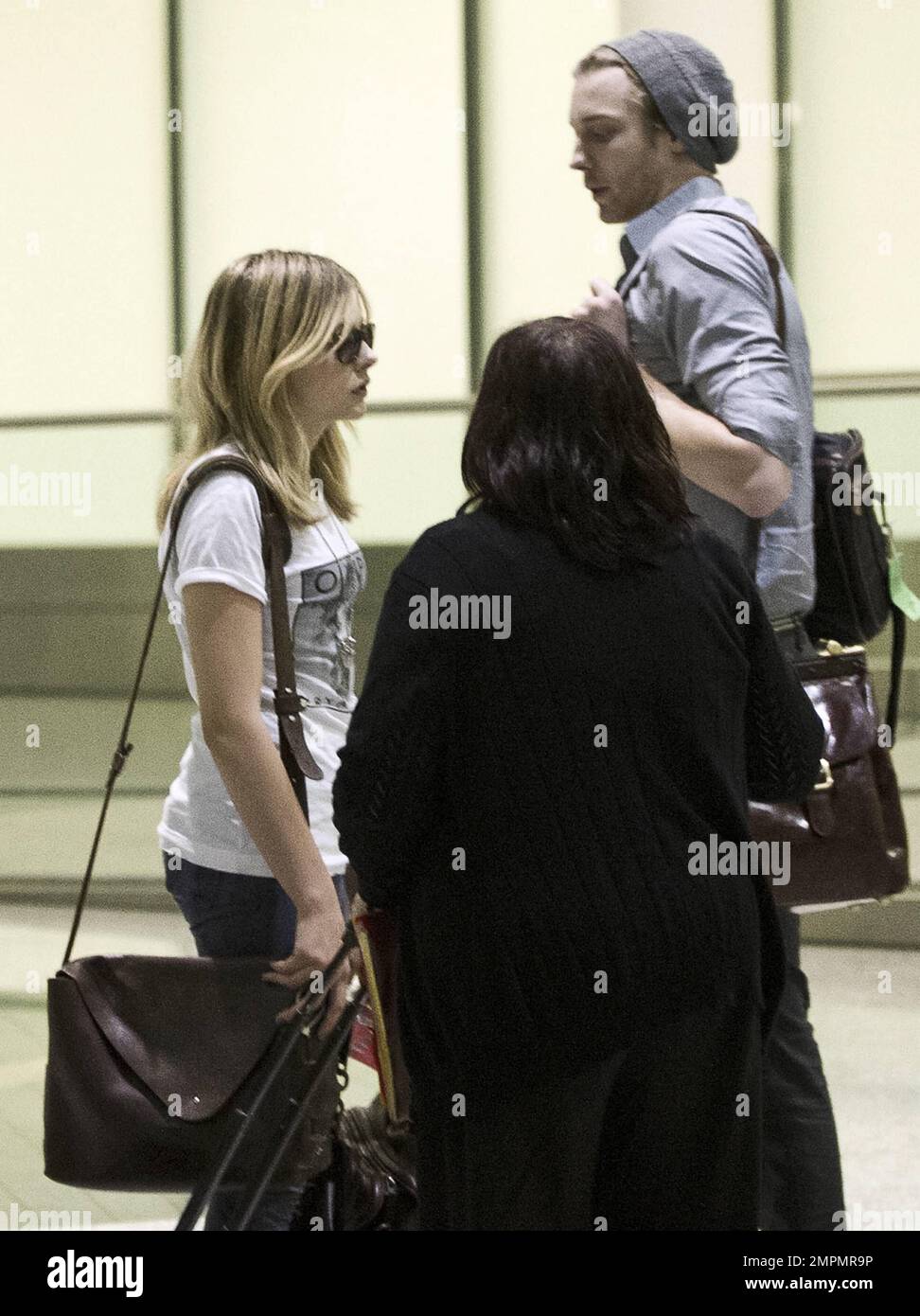 "Hugo" star Chloe Moretz arrives at Toronto International Airport with ...