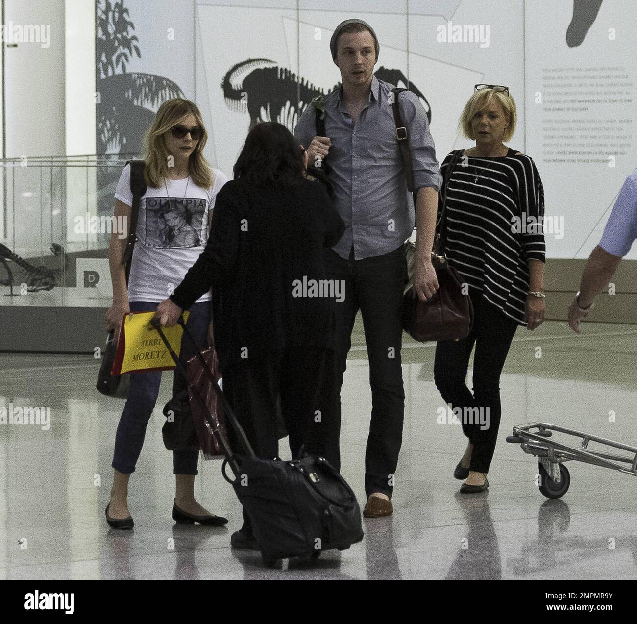 "Hugo" star Chloe Moretz arrives at Toronto International Airport with ...