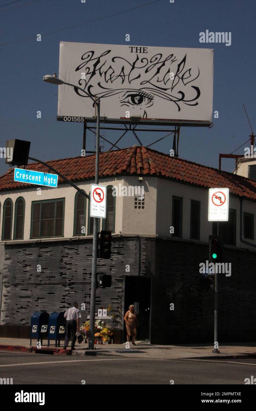 Exclusive!! Mourners have set up a memorial for Chris "Lil Chris" Baker ...