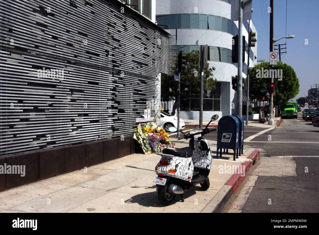 Exclusive!! Mourners have set up a memorial for Chris "Lil Chris" Baker ...