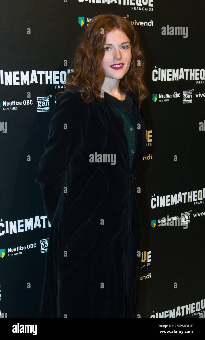 French actress Iris Bry poses during a photocall prior to the screening ...