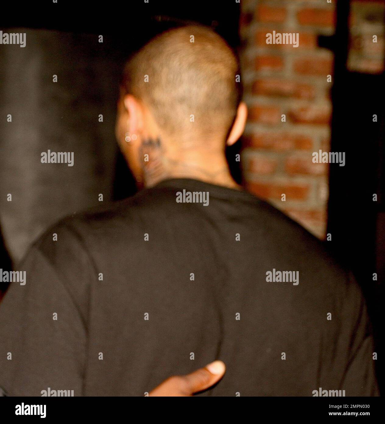 Chris Brown Tattoo On Back Of Neck