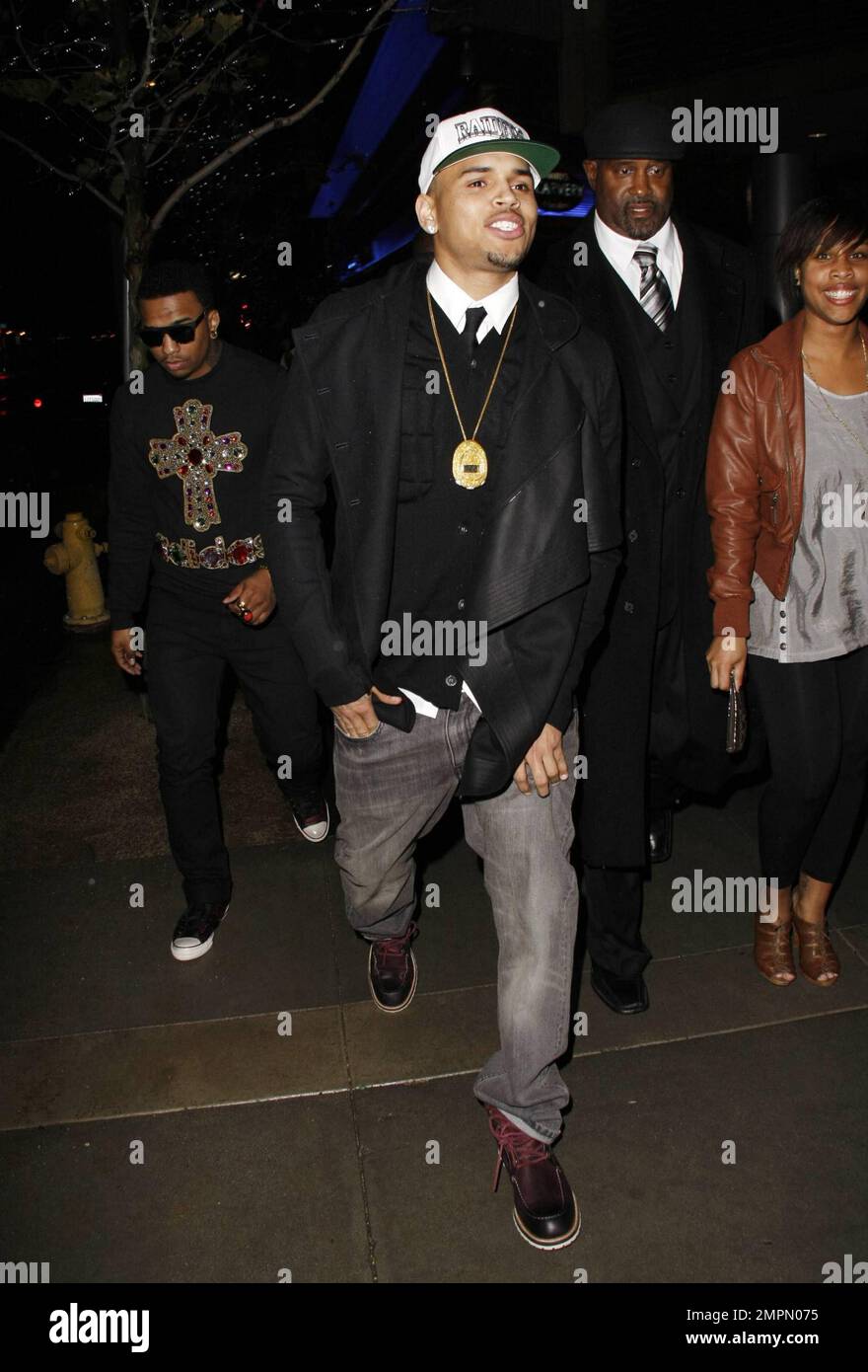 EXCLUSIVE!! Wearing a gold studded digital clock around his neck and a ...