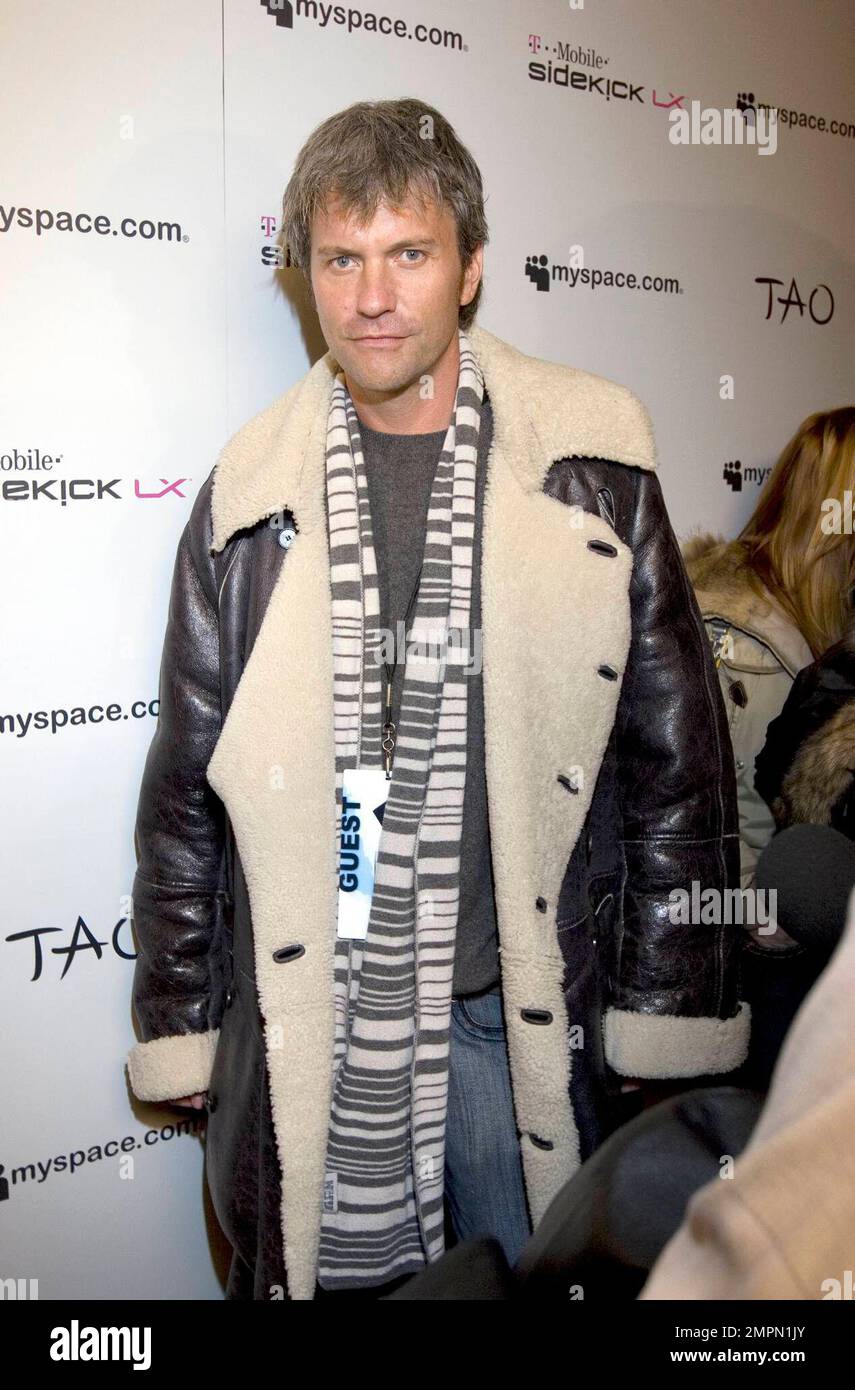Chris DeWolfe, co-founder and CEO of MySpace, on the red carpet at MySpace Nights at TAO Park ...