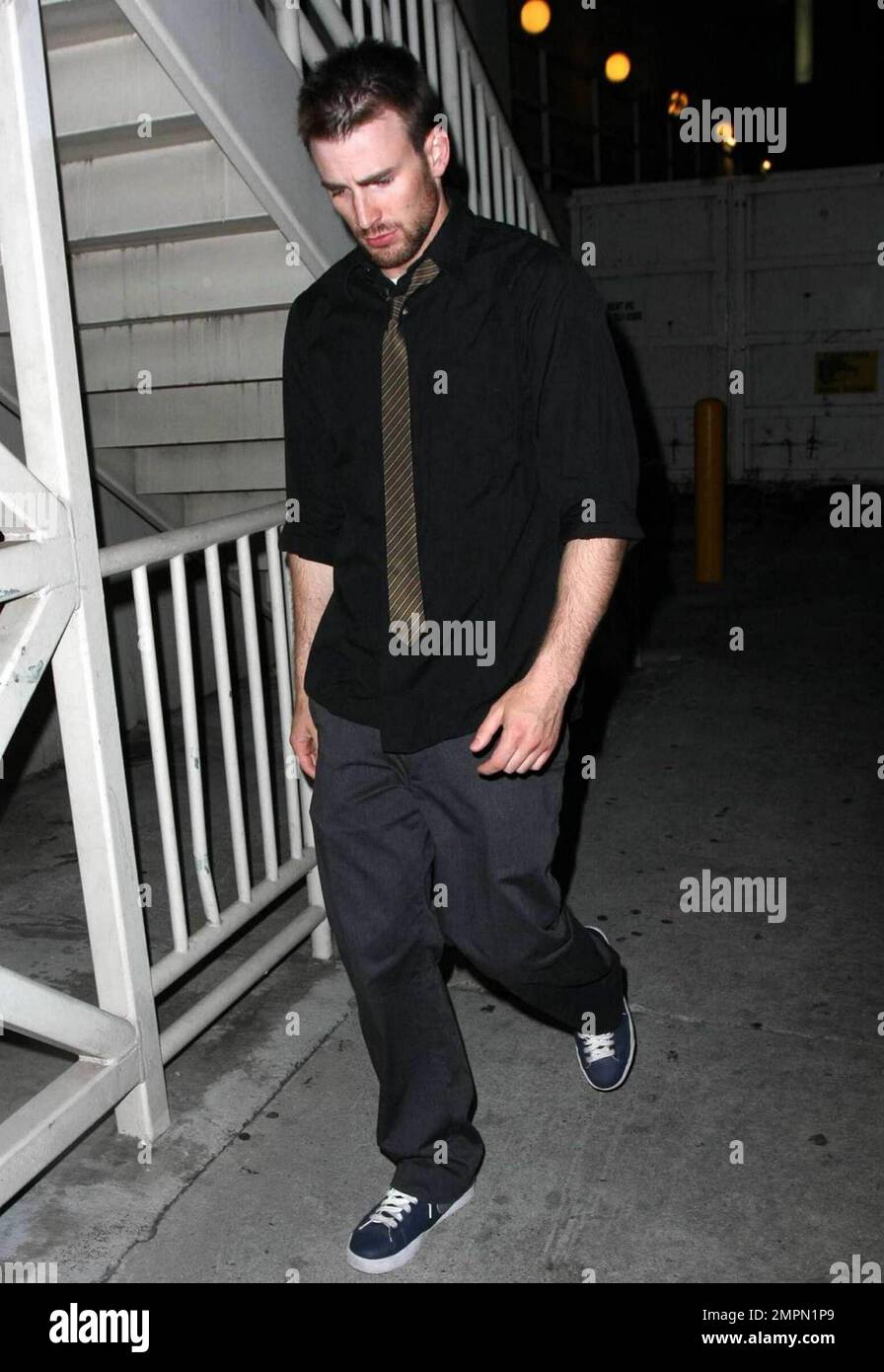 Actor Chris Evans leaves the nightclub My House after a night out in ...