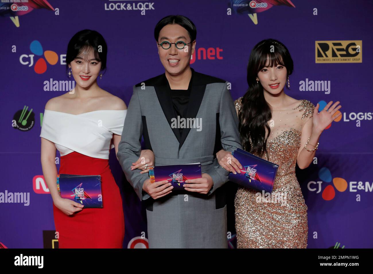 From left, South Korean artists Shin A-young, Kim Young-chul and Jisook ...
