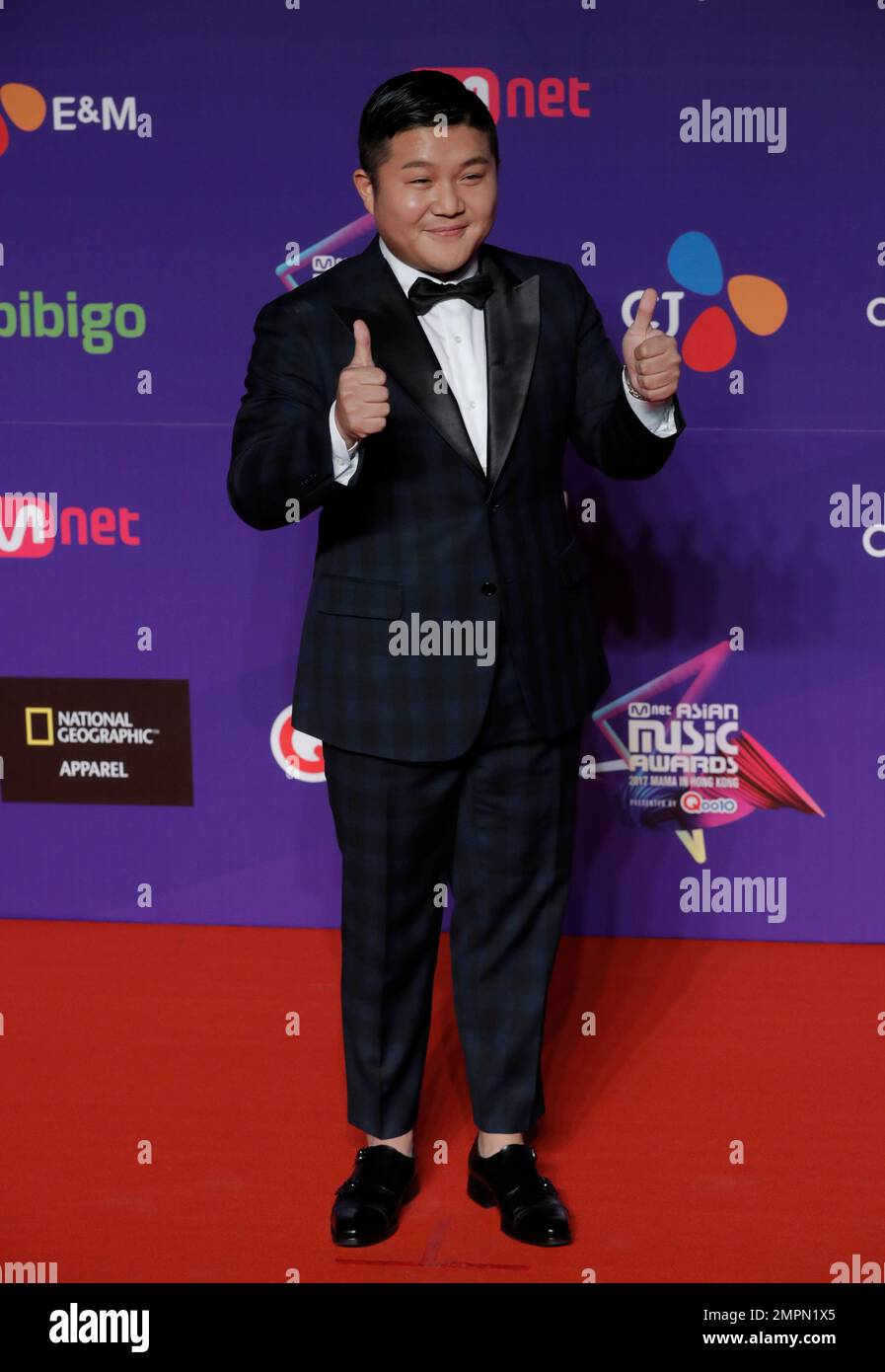 South Korean comedian Jo Se-ho poses for photos on the red carpet of ...