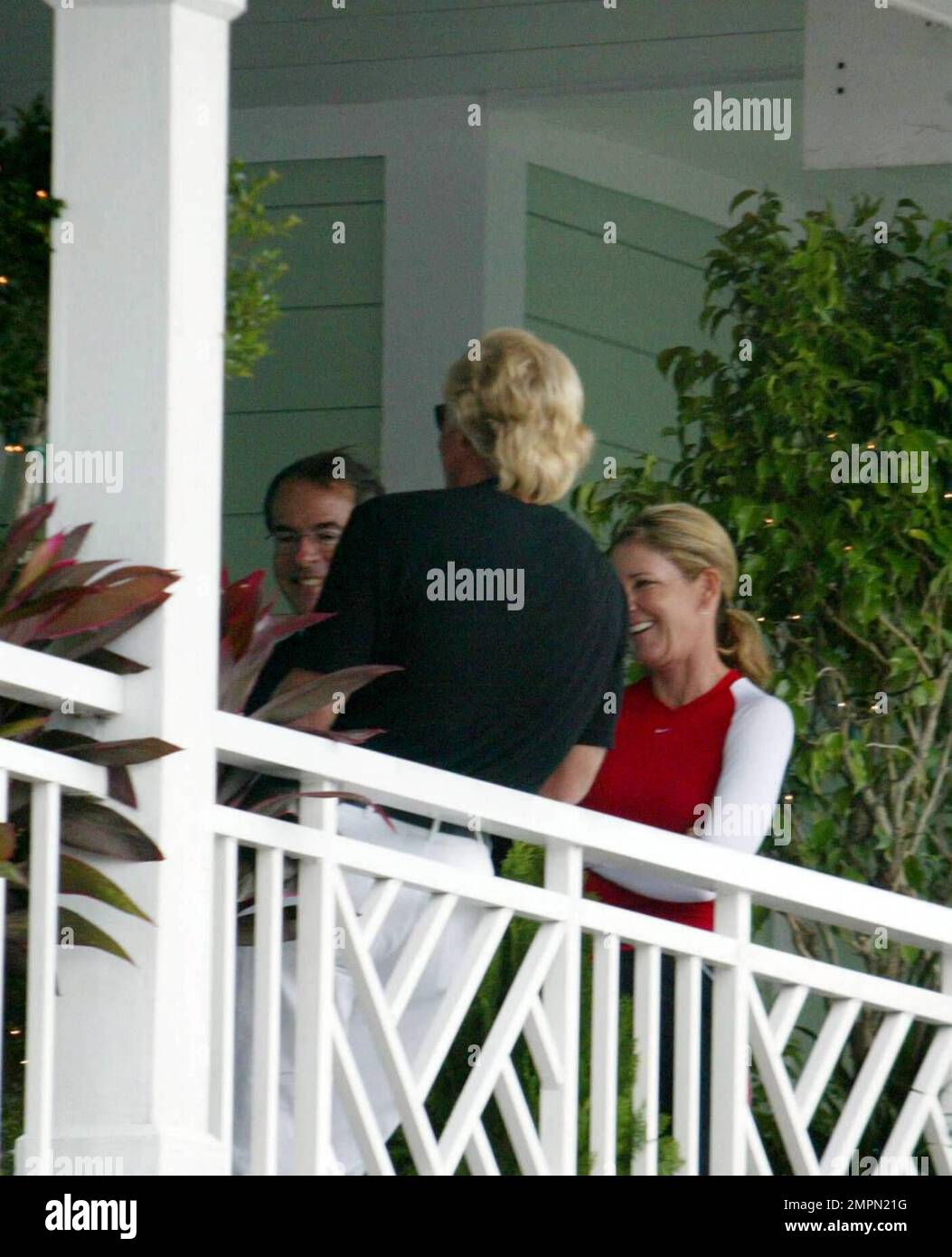 Exclusive!! Chris Evert and Greg Norman hang out together at the ...