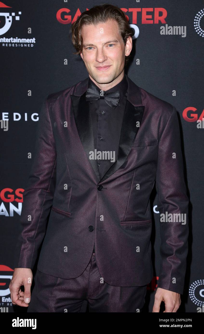 Scotch Hopkins arrives at the Los Angeles premiere of "Gangster Land ...