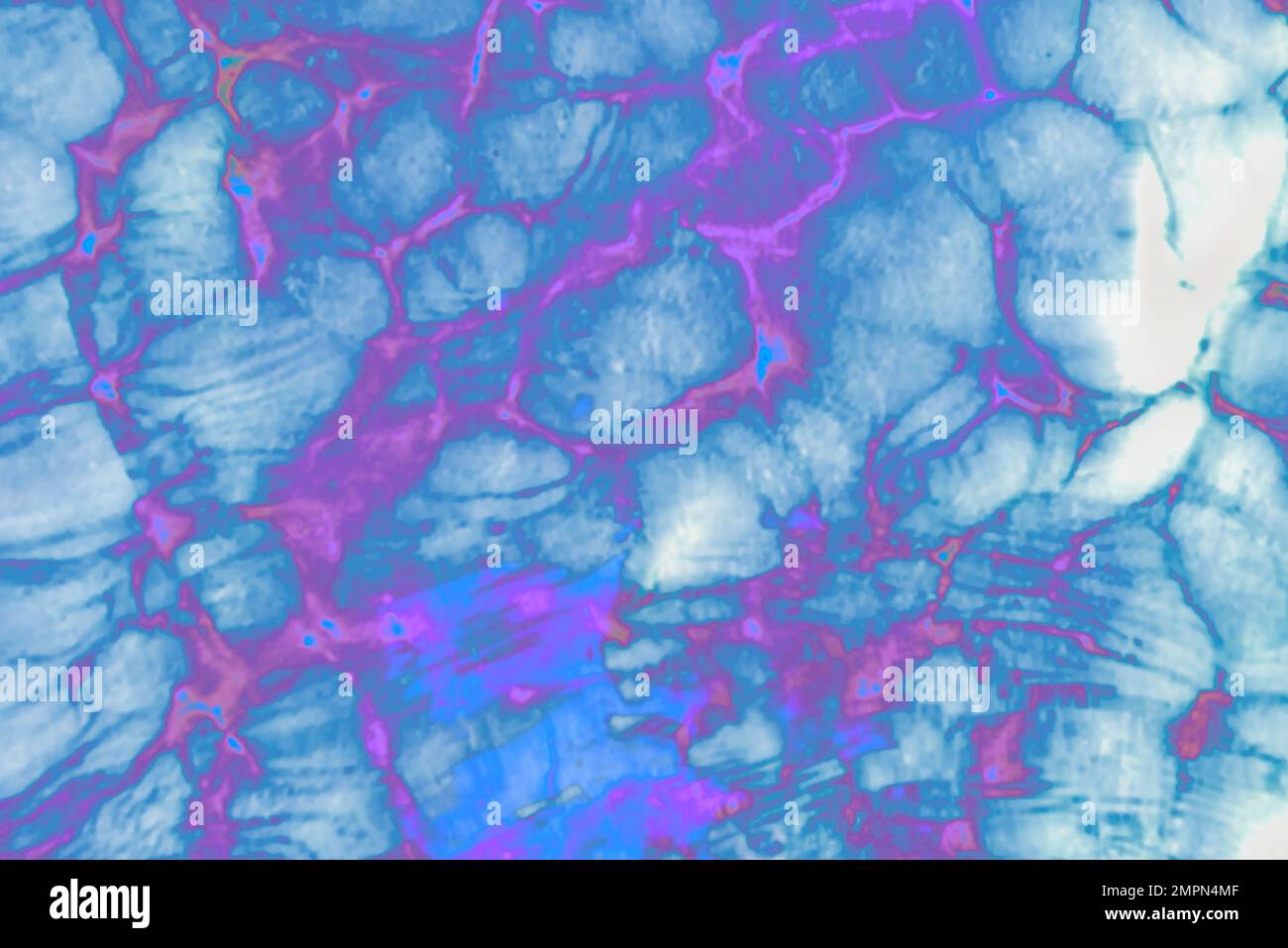 Abstract photo of glowing bright neon color water surface texture with ...