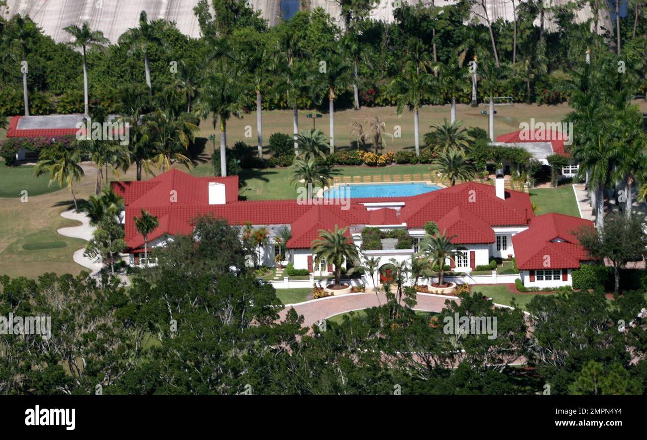 Exclusive!! Aerial views of luxury compound belonging to tennis star ...
