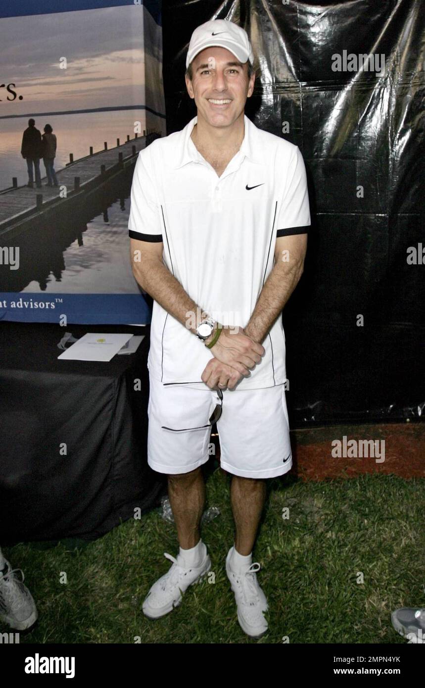 Popular American television journalist, Matt Lauer, attends the 20th ...