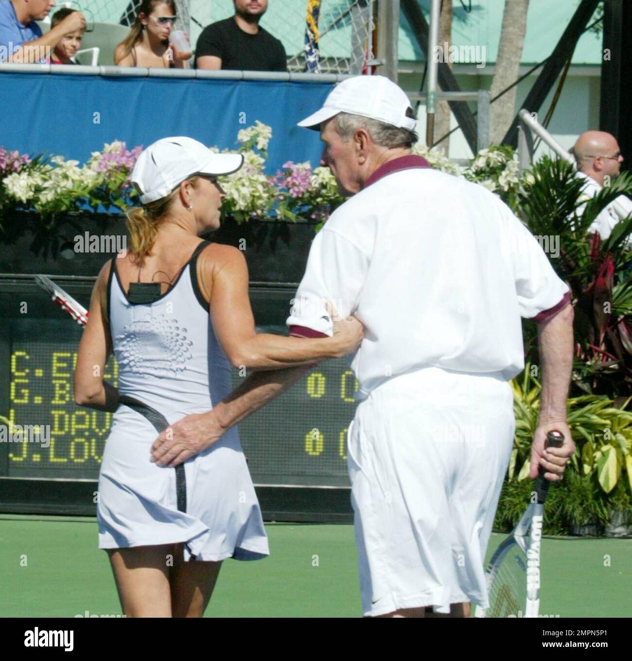 Chris Evert/Raymond James Pro-Celebrity Tennis Classic Day 3 attended ...