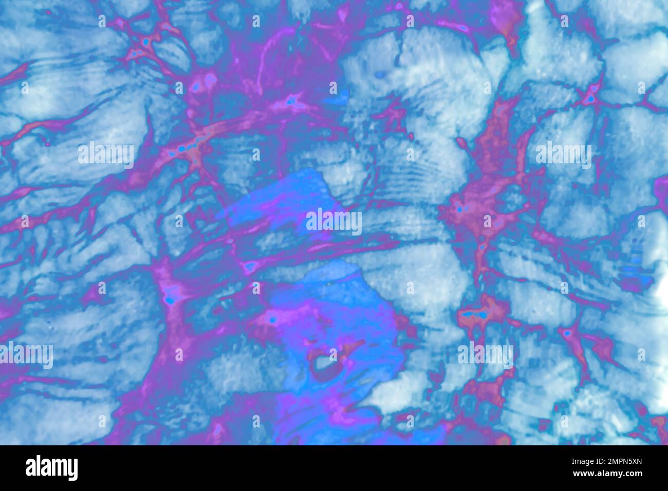 Abstract photo of glowing bright neon color clear water surface texture ...