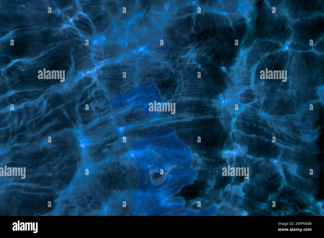Abstract photo of the glow of the water surface with the reflection of ...