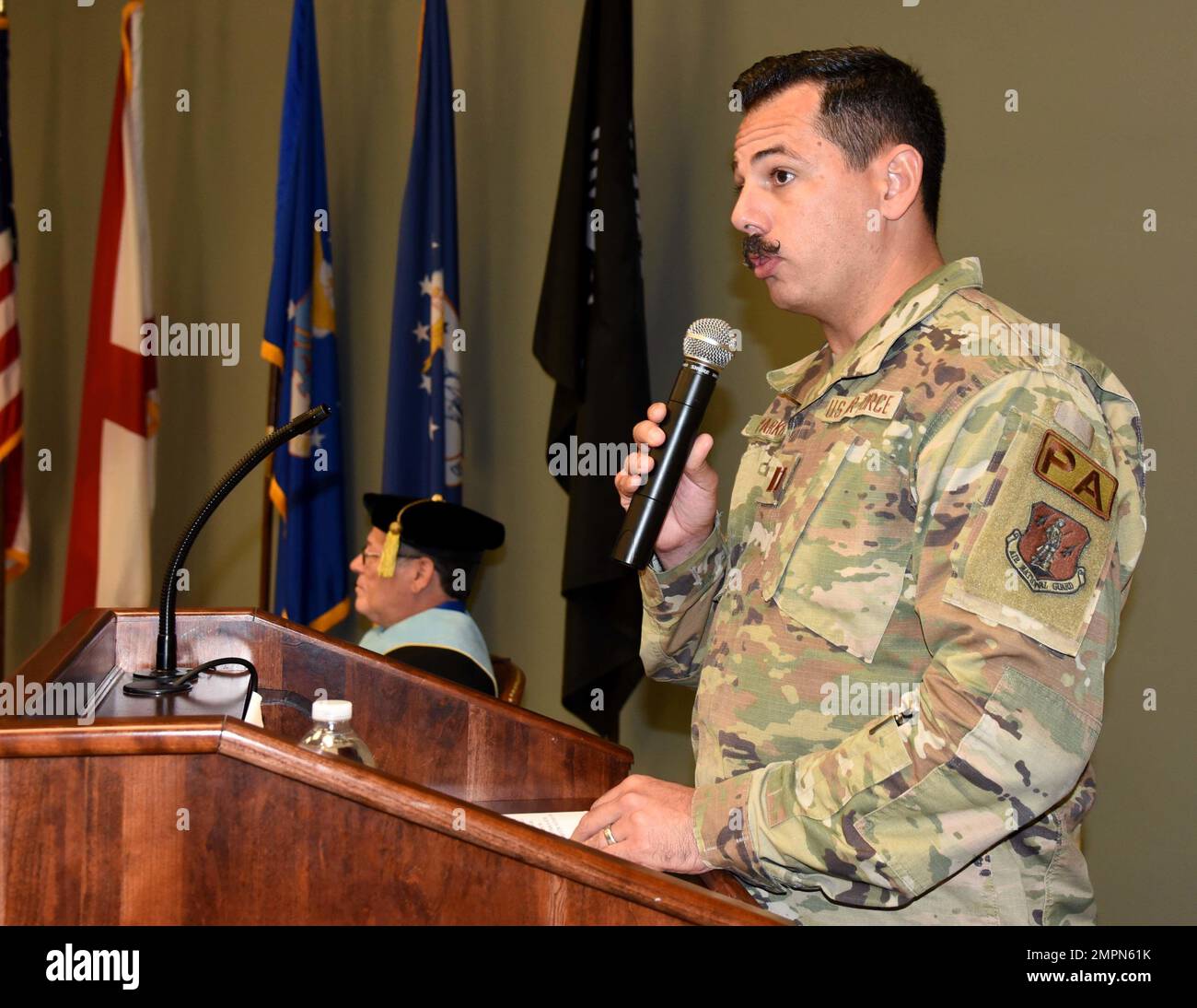 Captain Ryan Parker, chief of the 117th Air Refueling Wing Public ...