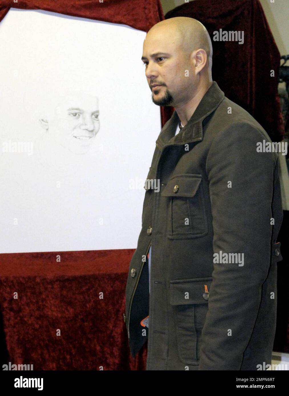 Chris Judd receives his dot in the "I'm a Dot in the Michael Jackson ...