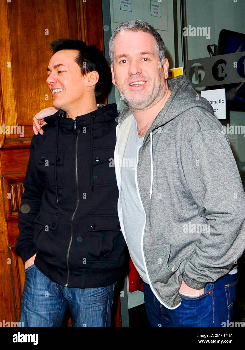 On Red Nose Friday BBC Radio DJs Chris Moyles and Comedy Dave (aka ...