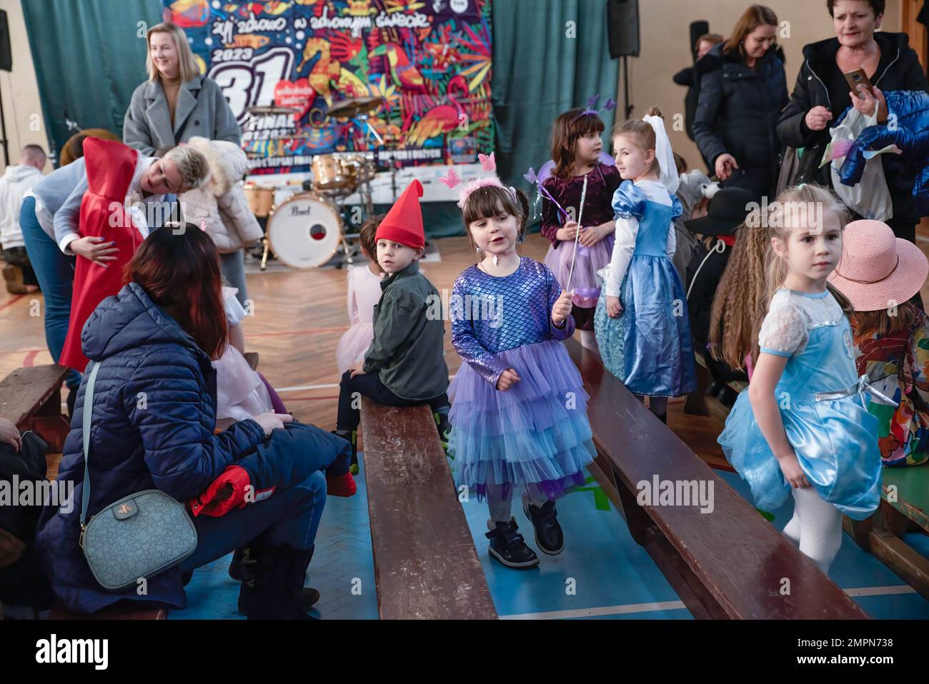 Children take part during the event. The WO?P Finale is a one-day ...