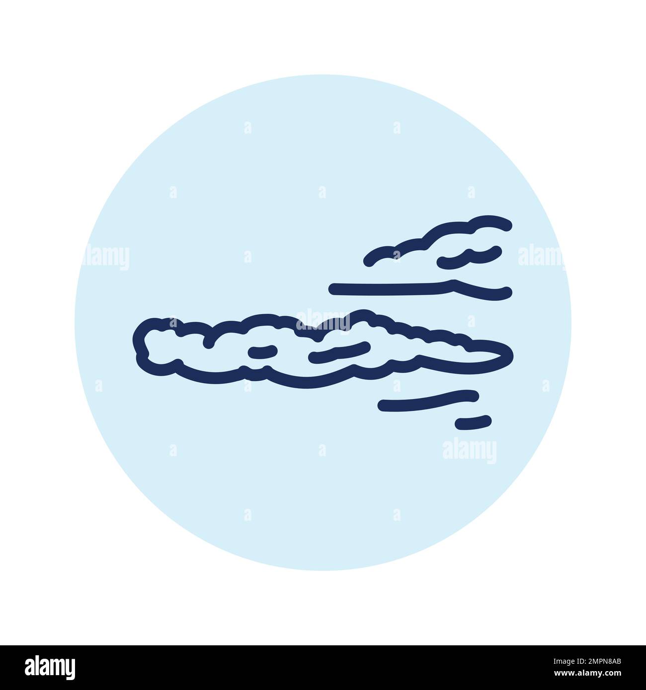 Cloud black line icon. Atmospheric phenomenon. Meteorology outline ...