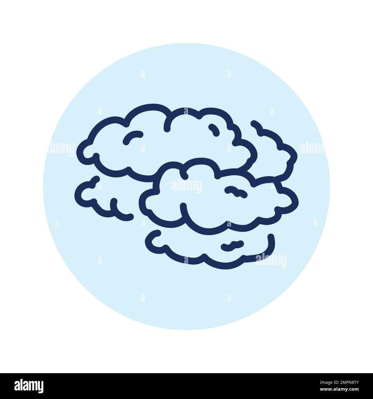 Cloud black line icon. Atmospheric phenomenon. Meteorology outline ...