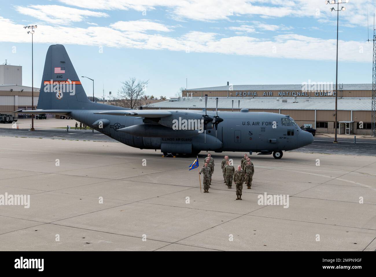 Airmen with the 182nd Maintenance Operations Flight, Illinois Air ...