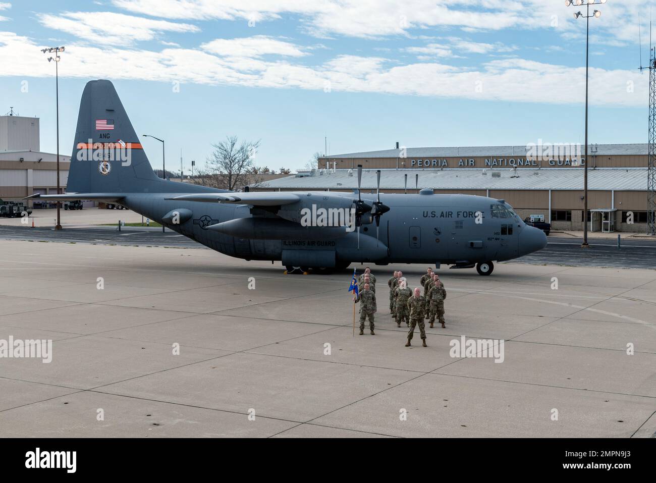 Airmen with the 182nd Maintenance Operations Flight, Illinois Air ...