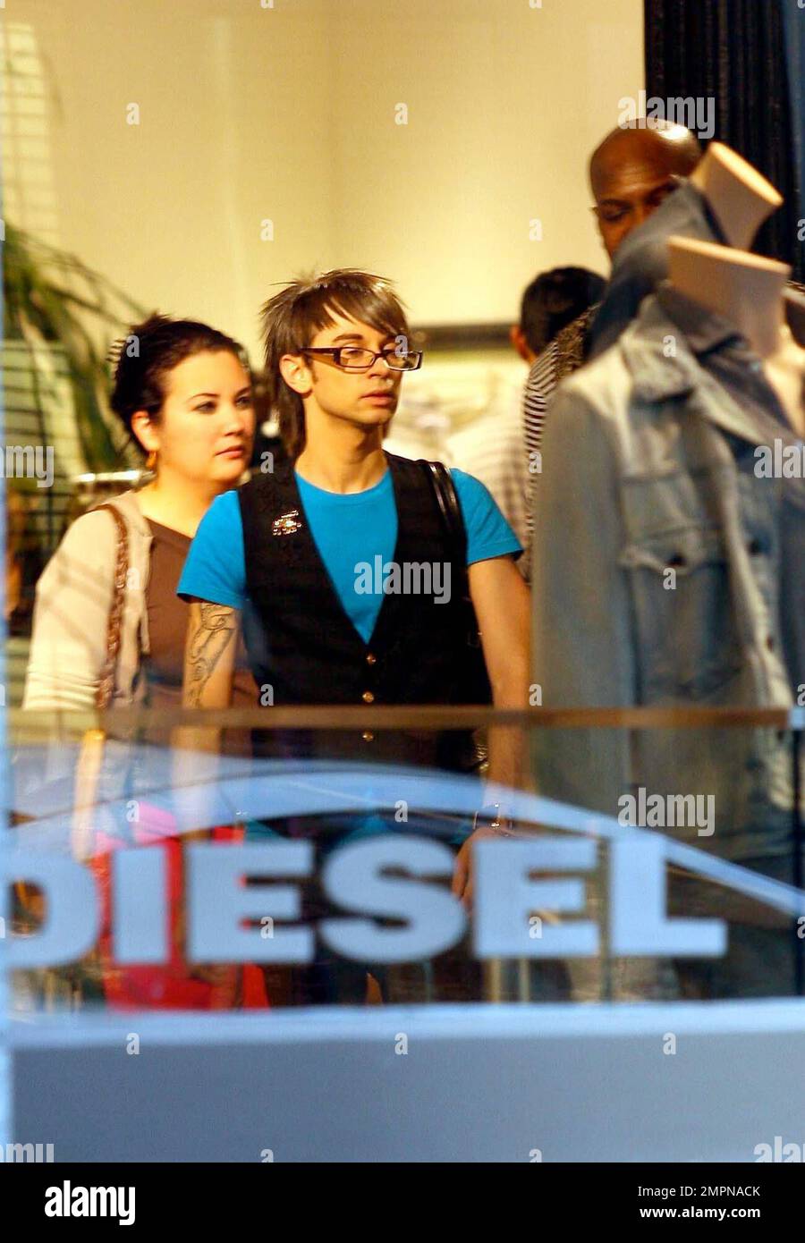 Exclusive!! "Project Runway" winner Christian Siriano shops at Diesel and Diesel Denim in New ...