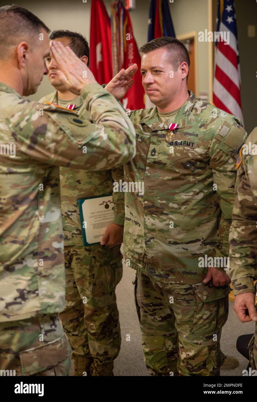 Col. Matthew S. Woodruff (left), Ohio assistant adjutant general for ...