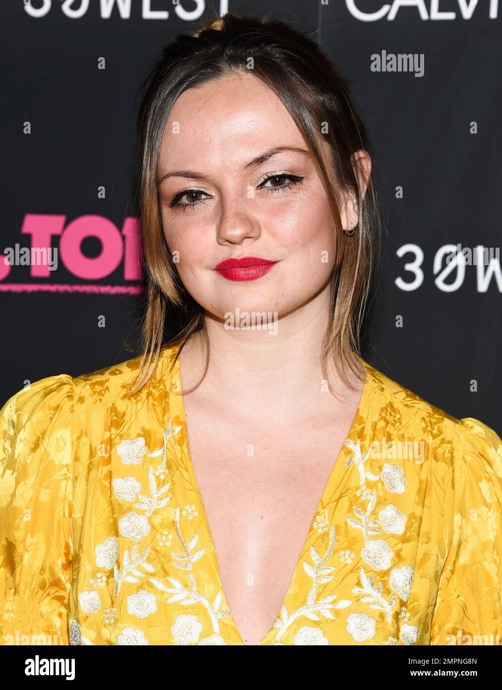 Actress Emily Meade attends the premiere of "I, Tonya" at Village East ...