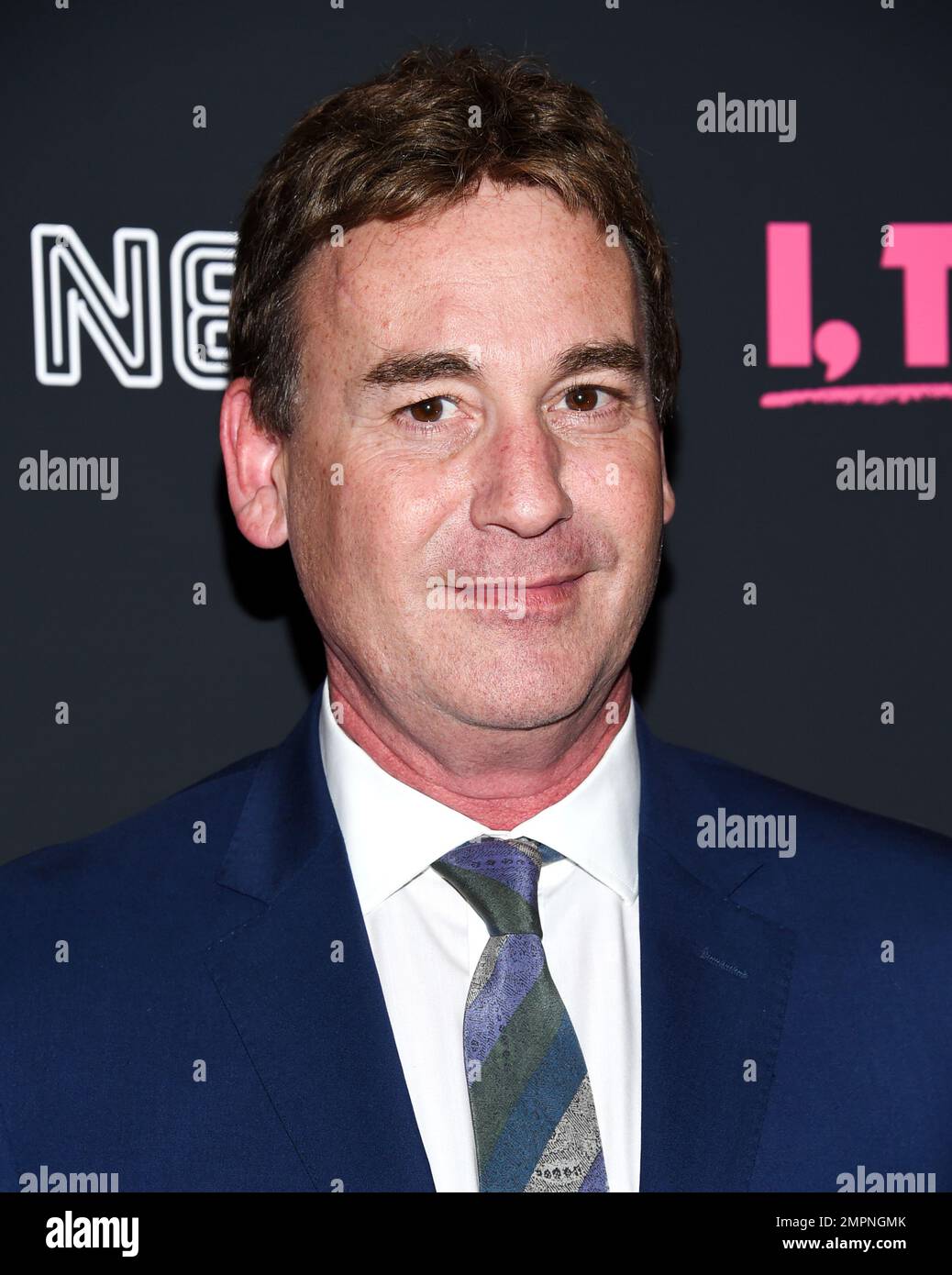 Writer Steven Rogers attends the premiere of "I, Tonya" at Village East ...