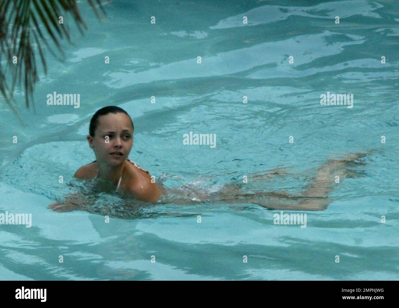 Exclusive!! Christina Ricci spends an afternoon poolside at a Miami Beach hotel. The actress ...