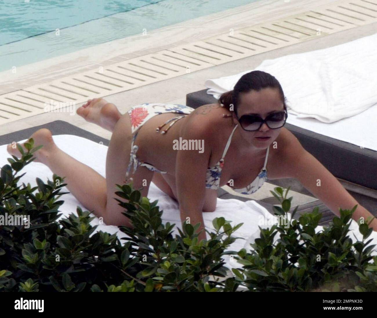 Exclusive!! Christina Ricci spends an afternoon poolside at a Miami Beach hotel. The actress ...