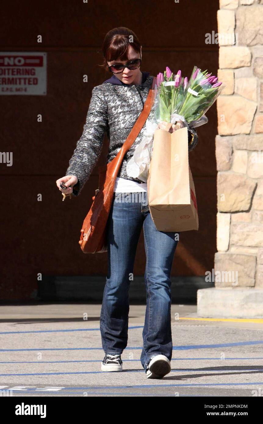 Christina Ricci was seen running errands today in Los Angeles. She ...