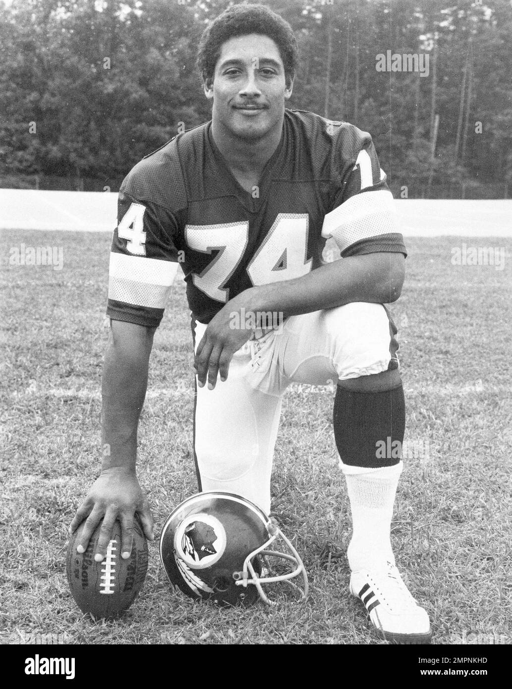 Washington Redskins lineman George Starke (74) is pictured in an ...