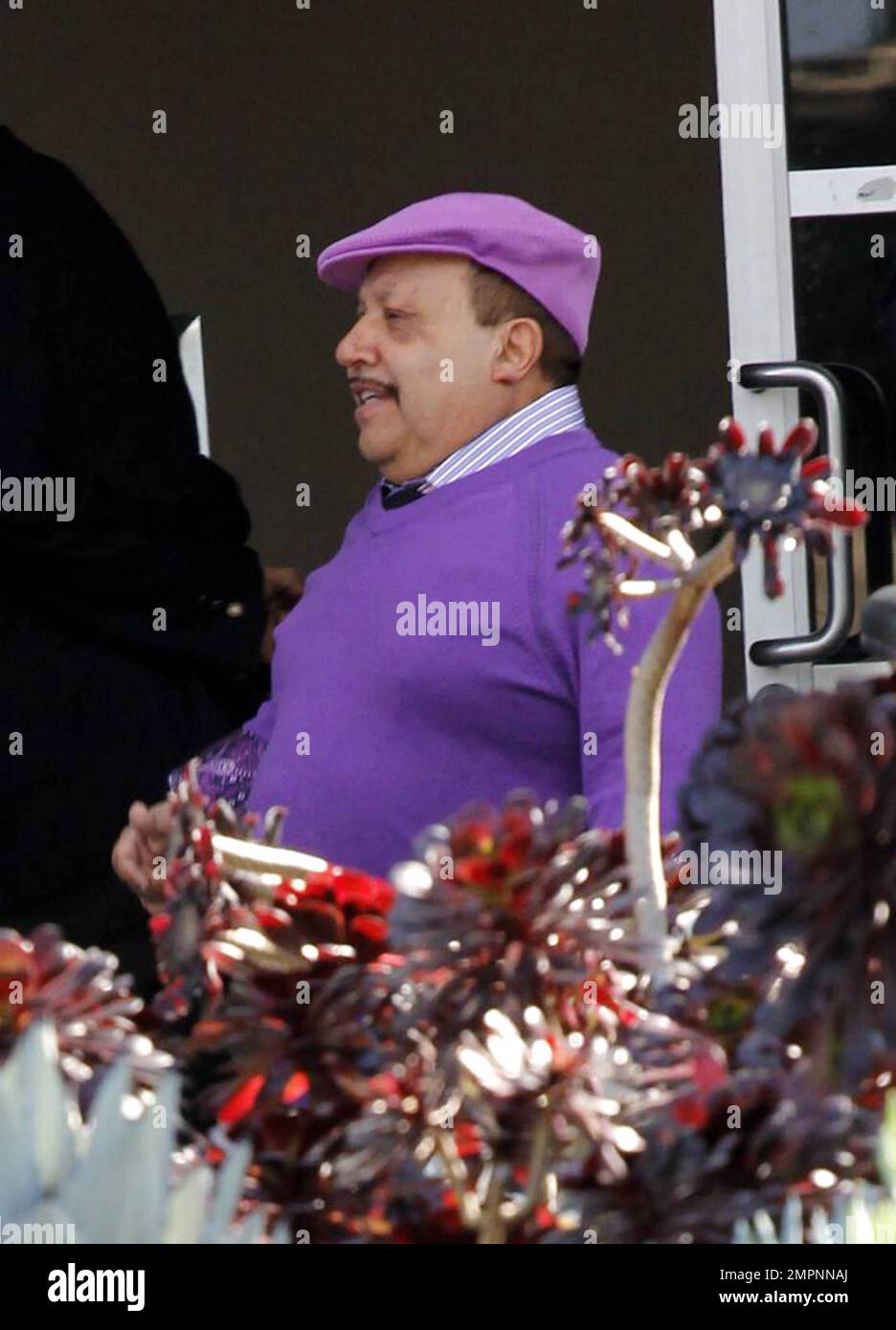 EXCLUSIVE!! Chelsea Handler's assistant Chuy leaves the "Chelsea Lately" studios. Los Angeles ...